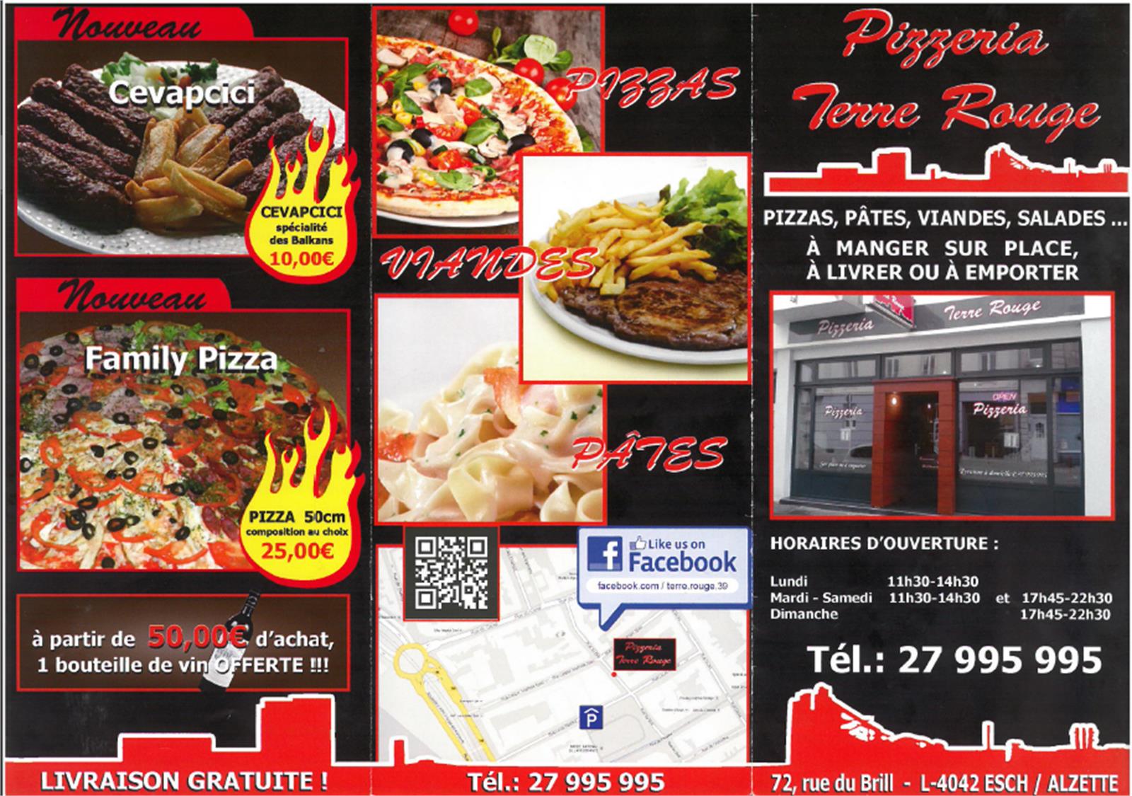 Restaurant Terres Rouges - Cuisine italienne Esch-sur-Alzette | Editus